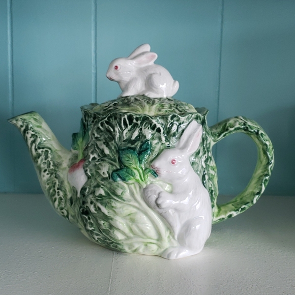 Shafford | Kitchen | Vintage Shafford Rabbit Patch Teapot | Poshmark
